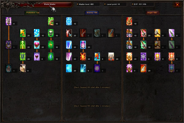 Master Skill Tree Season 6 | Guias Mu Online Season 18 y anteriores