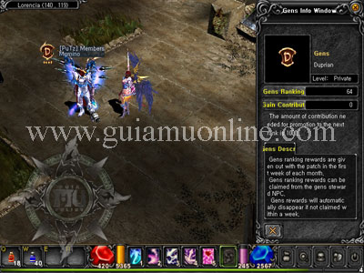 Sistema PVP Gens | Guias Mu Online Season 16 y anteriores