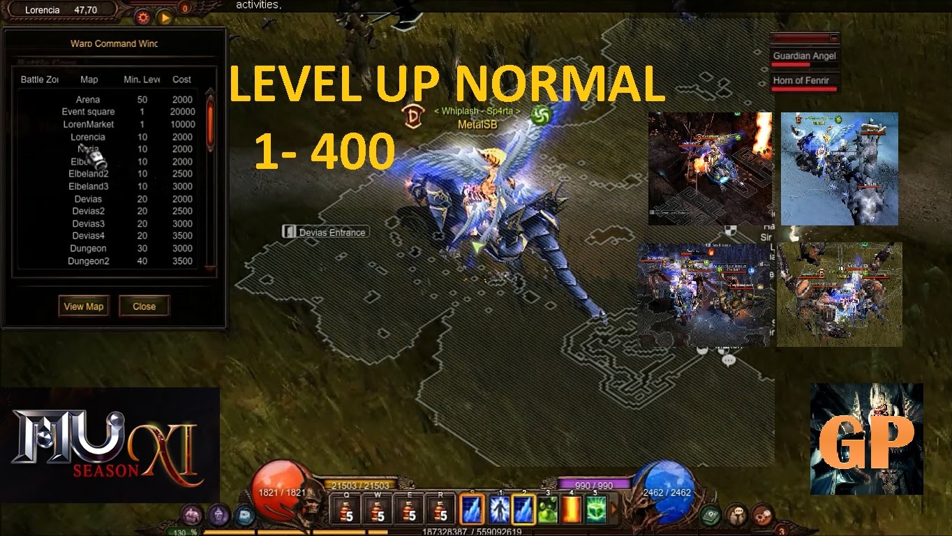 Tutorial “Como Subir de level 1 a 400” en Muonline Webzen Season 11 ...